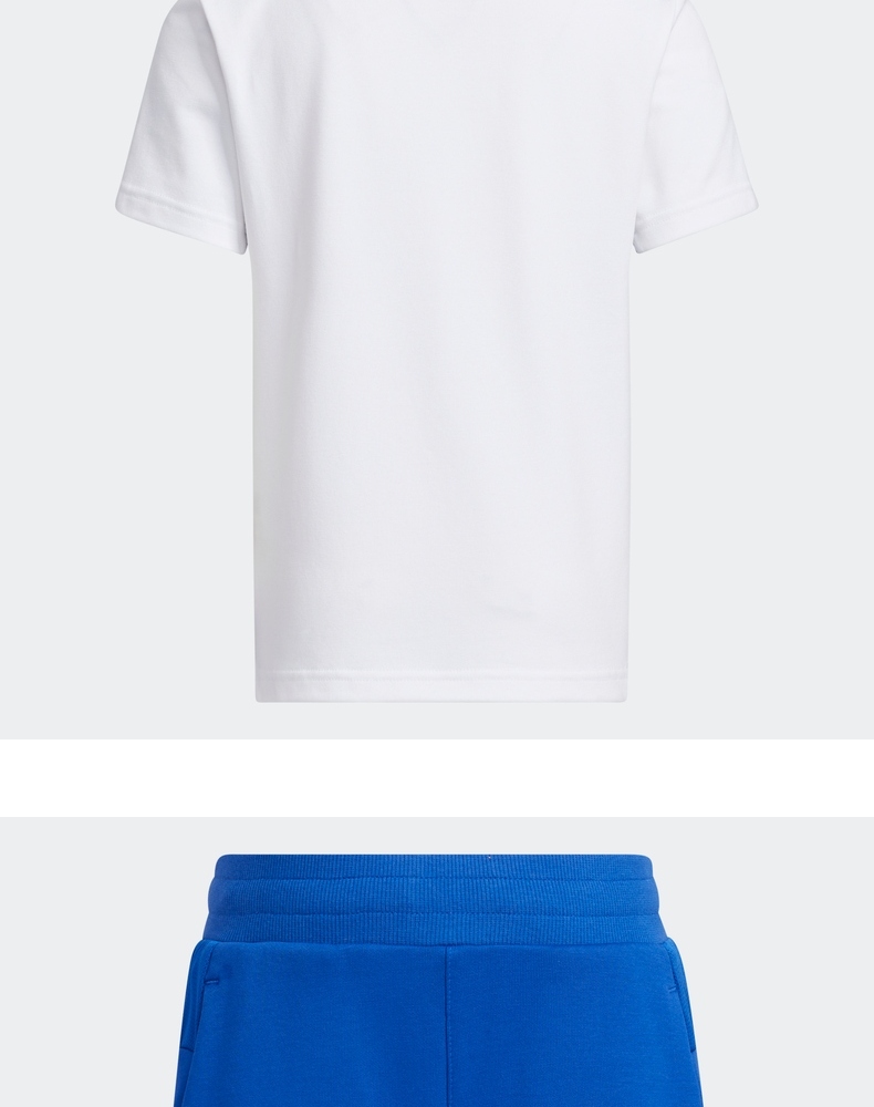 小阿迪(adidas kids)小童装夏季新款运动短袖套装HT5826