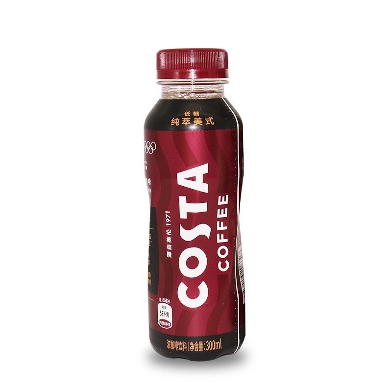 【1J】可口可乐costacoffee纯萃美式浓咖啡饮料300ml/瓶（编码：689703）-武商网,咖啡饮料,【1J】可口可乐 ...